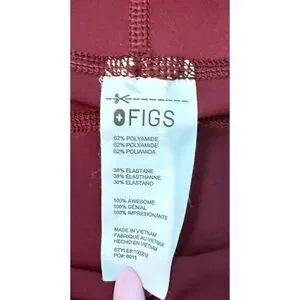 Figs | Pants & Jumpsuits | Figs Maroon Scrub Pants Size Large | Poshmark
